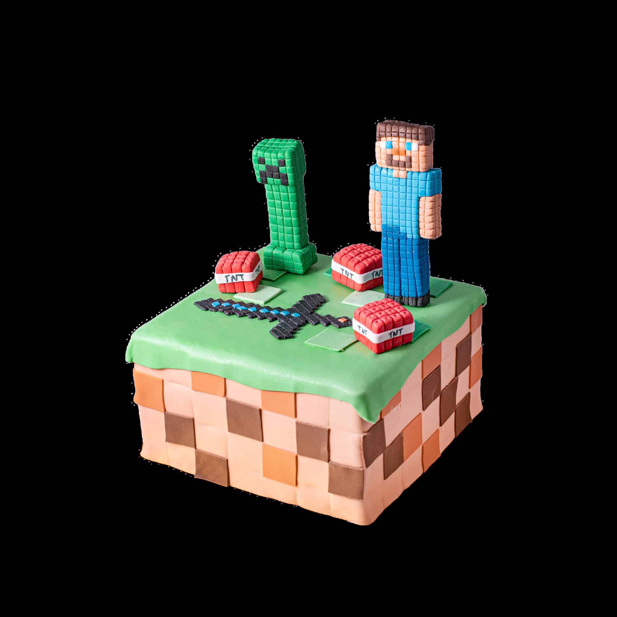 Tort dziecięcy Minecraft D03 - Pieczywo na dowóz w Krakowie, chleb z ...